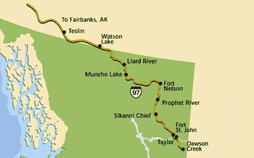 Alaska Highway -- KnowBC - the leading source of BC information